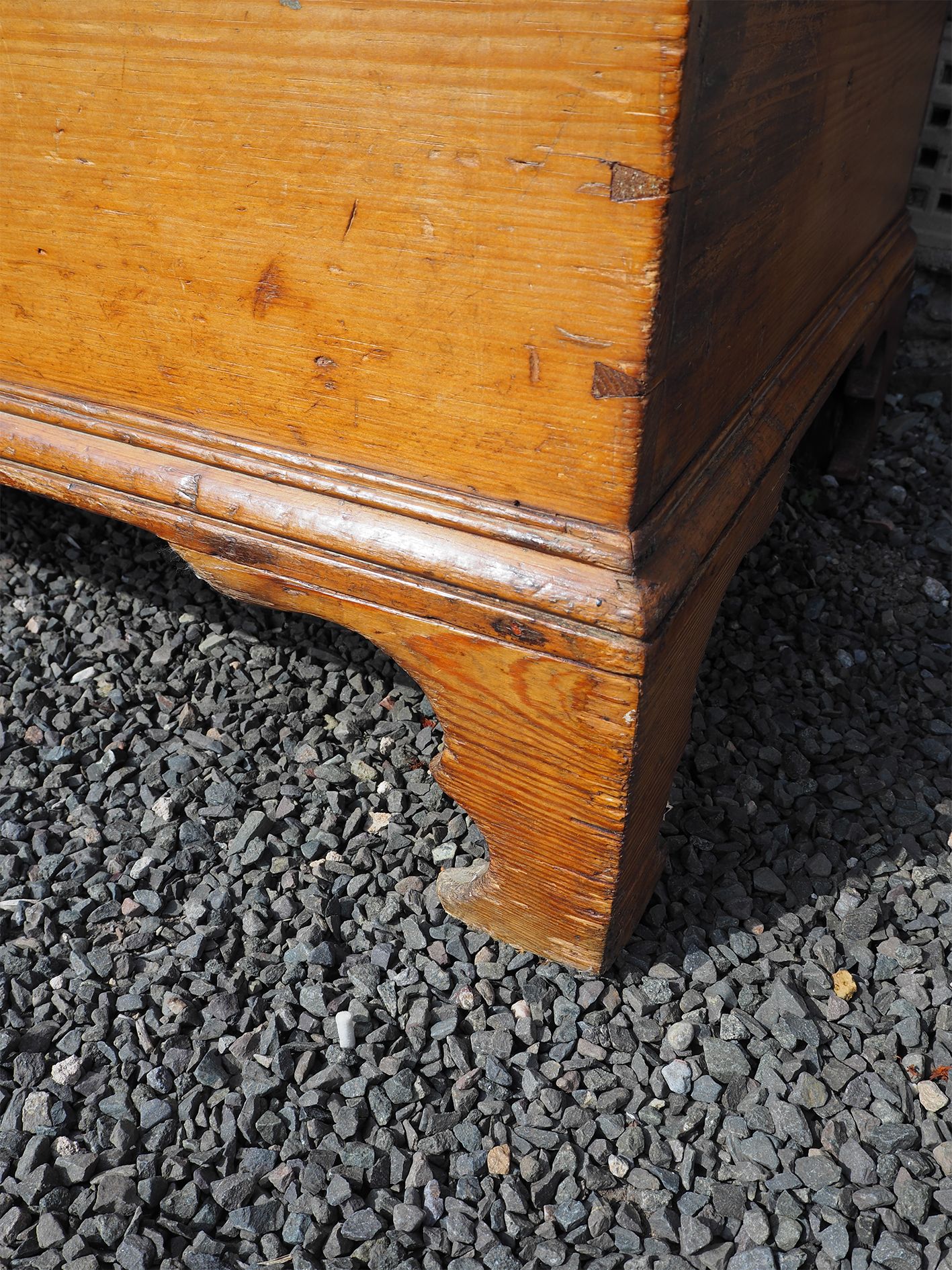 Georgian Dovetailed Pine Kist or Box